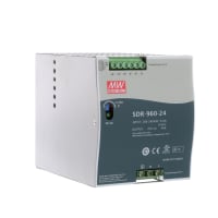 MEAN WELL - SDR-240-24 - Power Supply, AC-DC 24V 10A 240W Enclosed PFC DIN Rail SDR Series - RS