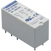 Schneider Electric - RPM12BD - Power Relay, SPDT, 15A, 24VDC, Plug-In Terminal, w/LED, RMP ...