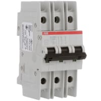 ABB - SU201M-C20 - Miniature Circuit Breaker, Trip Curve C, 20 Amp, 1 Pole, UL489 - RS