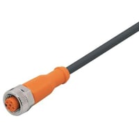 ifm efector - EVC002 - Cordset, M12 Female Straight to Pigtail, 4 Wire ...