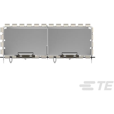 TE Connectivity - 2227728-1 - zSFP 1x2 Cage Assy, Press-Fit - RS TE Connectivity - 2227728-1 - zSFP 1x2 Cage Assy, Press-Fit - RS