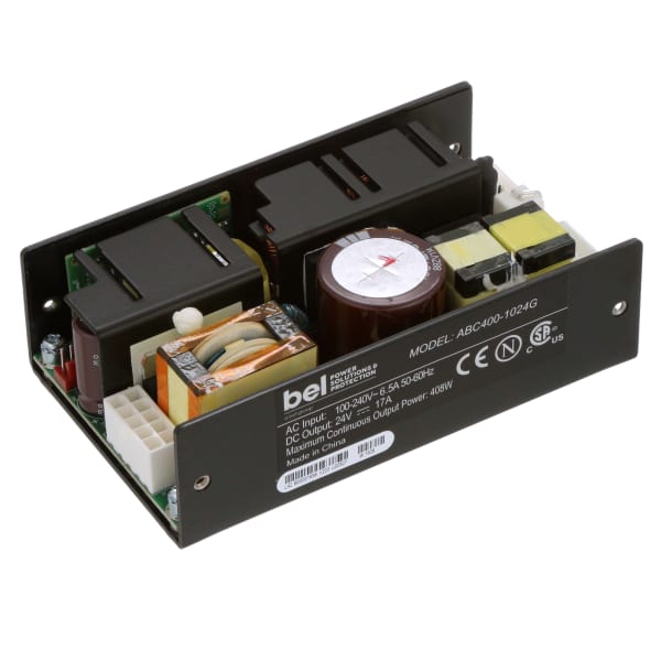 Bel Power Solutions - ABC400-1024G - Power Supply,AC-DC,24V,16.7A,90 ... Bel Power Solutions - ABC400-1024G - Power Supply,AC-DC,24V,16.7A,90 ...