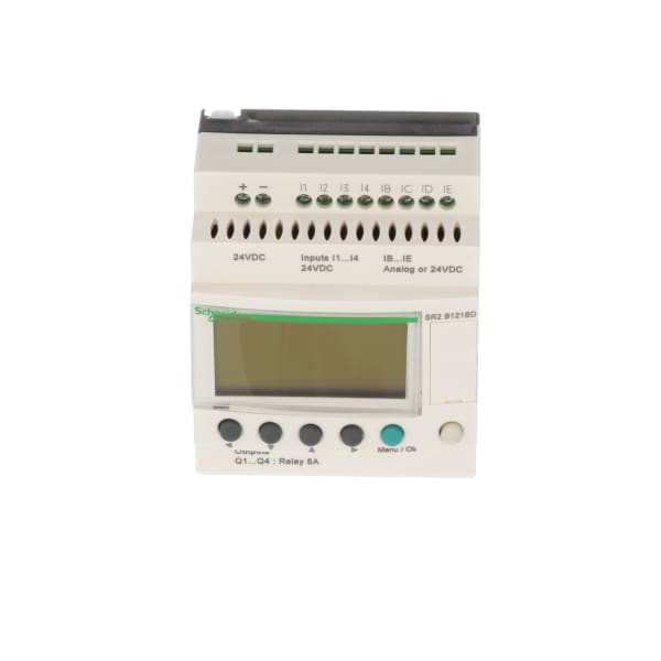 Schneider Electric - SR2B121BD - Smart Relay, Programmable, 24VDC, 12-Pin, Zelio Logic SR2 ...
