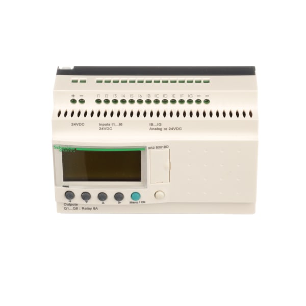 Schneider Electric - SR2B201BD - Smart Relay, Programmable, 24VDC, 20-Pin, 12VDC, 8, Zelio Logic ...