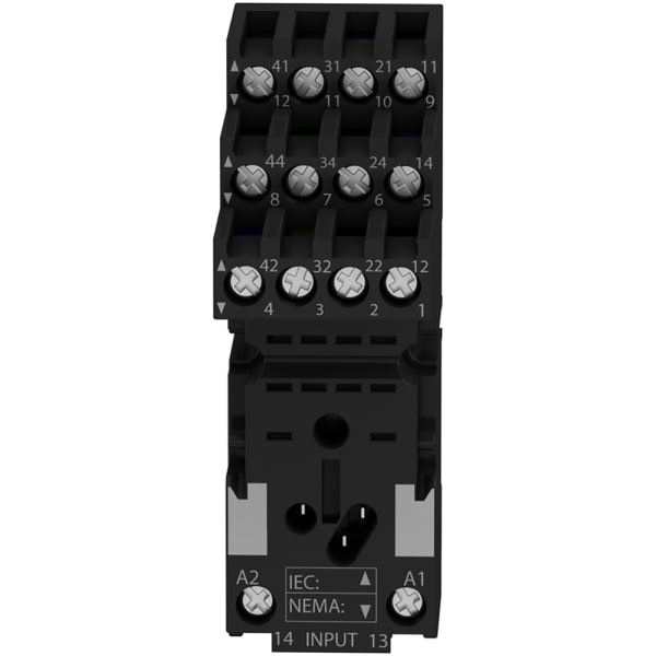 Schneider Electric - RXZE2S114M - Relay Socket 10A Use with RXM 4XXX Relays Din Rail Mounting ...