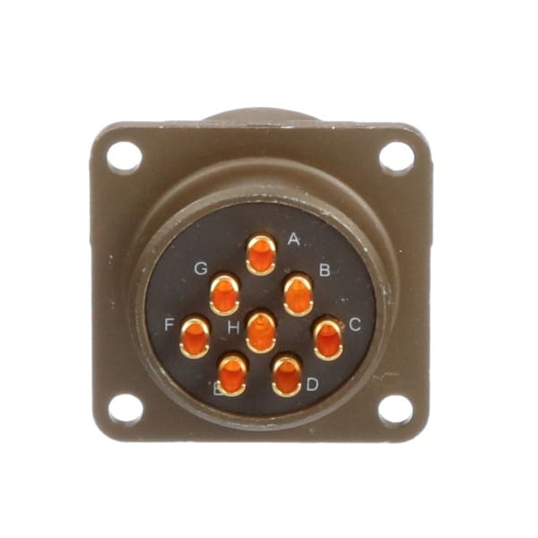 Amphenol Industrial - PT02E-16-8S - Circular Receptacle. Connector PT02 Series Box Mount 16 16 ...