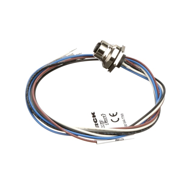 Turck - FKFD 4.5-0.5 - Single Ended Cordset, M12 Female to Pigtail, 0.5 m, PVC, FKFD Series - RS