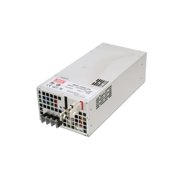 MEAN WELL - RSP-1500-24 - Power Supply,AC-DC,24VDC@62.5A, 12VDC@0.1A,100-264V In,Enclosed,PFC ...