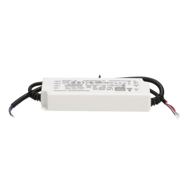 MEAN WELL - LPF-40D-24 - Power Supply,AC-DC,24V,1.67A,100-305V In,Enclosed,PFC,LED Driver,LPF ...