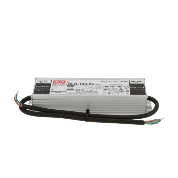 MEAN WELL - CLG-100-24 - Power Supply,AC-DC,24V,4A,90-295V In,Enclosed,PFC,LED Driver,96W,CLG ...