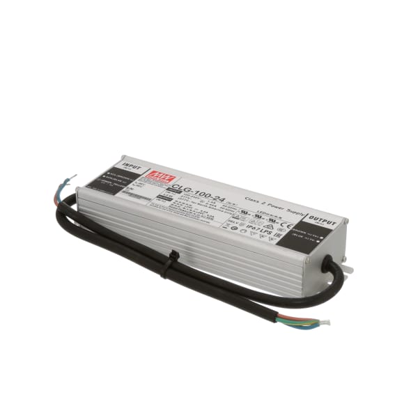 MEAN WELL - CLG-100-24 - Power Supply,AC-DC,24V,4A,90-295V In,Enclosed,PFC,LED Driver,96W,CLG ...
