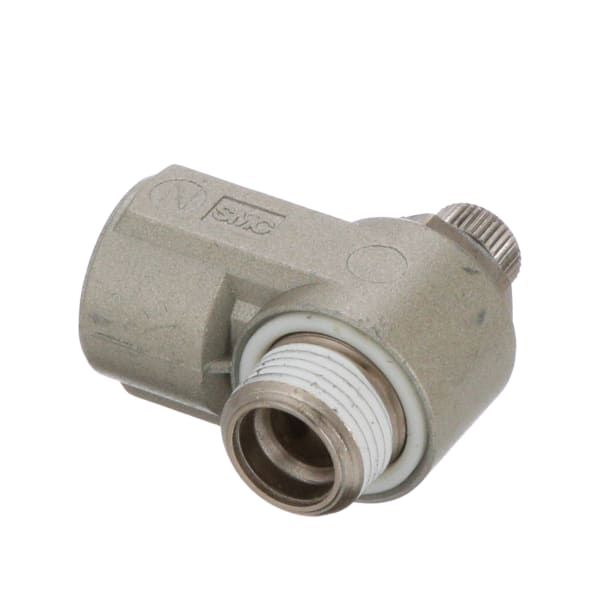 SMC Corporation - AS3200-N03-S - Speed Controller, Meter Out, Elbow, 3/8 NPT, Air, Brass ...