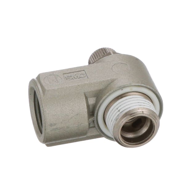SMC Corporation - AS3200-N03-S - Speed Controller, Meter Out, Elbow, 3/8 NPT, Air, Brass ...