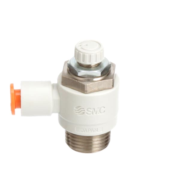 SMC Corporation - AS3201F-N03-07 - Speed Controller, Meter Out, Elbow, 3/8 NPT 1/4 Tube , Air ...