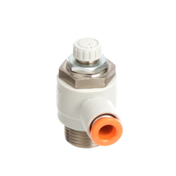 SMC Corporation - AS3201F-N03-07 - Speed Controller, Meter Out, Elbow, 3/8 NPT 1/4 Tube , Air ...
