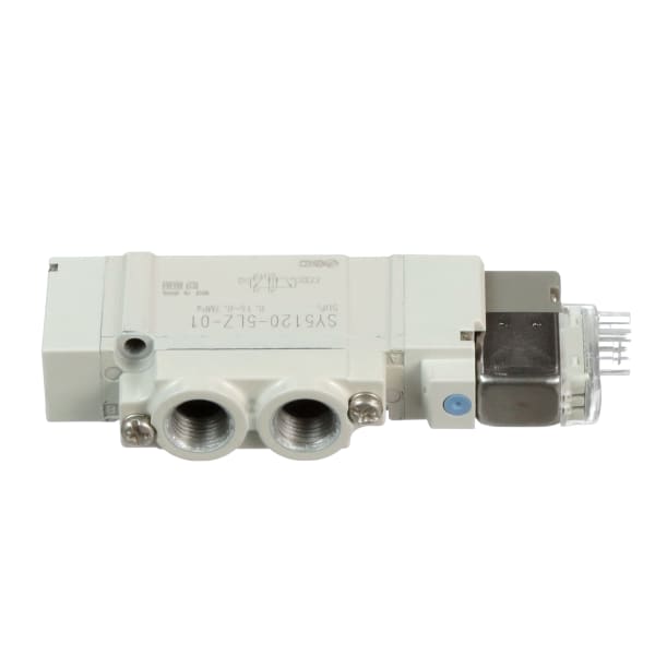 SMC Corporation - SY5120-5LZ-01 - Solenoid Valve, Air, 2-Position Single Solenoid, Pilot, 24 VDC ...