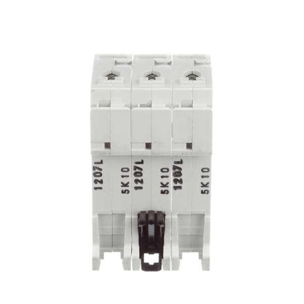 ABB - S203-K10 - Circuit Breaker, Supplementary, K Curve, 3-Pole, 10A, 480Y/277 VAC, UL1077, DIN ...