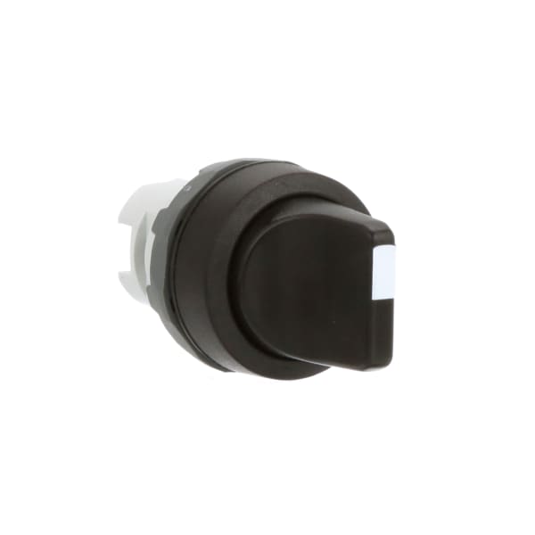 ABB - M3SS1-10B - Switch, Selector, 3 Pos, 45 Deg, Black Plastic Bezel, Short HDL, Maint, Black - RS