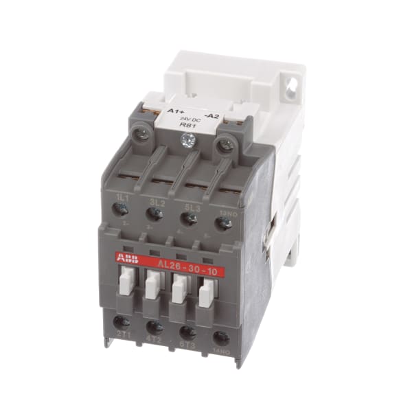 ABB - AL26-30-10-81 - Contactor,NEMA,3 Pole,28A,24VDC Coil,1NO Aux,DIN Rail/Panel Mount,AL ...