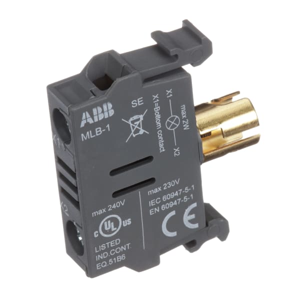 ABB - MLB-1 - Switch part, Lamp module, 230V 2W,Ba9s base - RS