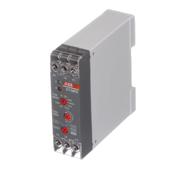 ABB - 1SVR550029R8100 - Time Delay Relay, Multi-Function, SPDT, 250 V, 4 A, 0.05-100 h, CT-MFE ...