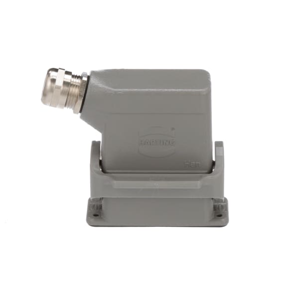 HARTING - 10200100000 - Side Entry Metal Hood, Straight, Bulkhead ... HARTING - 10200100000 - Side Entry Metal Hood, Straight, Bulkhead ...