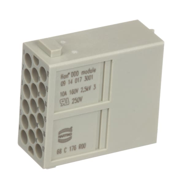 HARTING - 09140173001 - HAN Modular Insert DDD Module Male 17 contacts ...