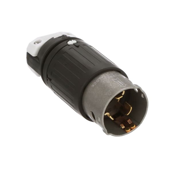 Hubbell Wiring Device-Kellems - CS6365C - Twist-Locking Plug, 50 A/250 VAC, 6-10 AWG, Screw ...