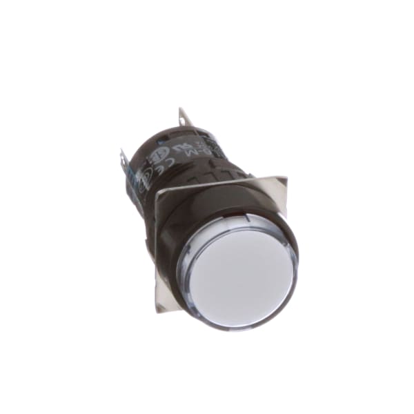 IDEC Corporation - AL6M-M14P-W - Switch, Miniature, Panel Mount, 8 mA at 5 VDC, SPDT, Solder ...