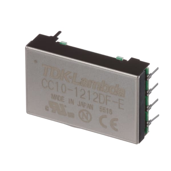 TDK-Lambda - CC10-1212DF-E - DC-DC Converter, Out -12, +12VDC, In 12VDC, Thru-Hole, Open-Frame ...