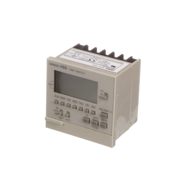 Omron Automation - H5S-WB2 - Contactor Timer, Digital, Weekly, FlushMount, 2 Circuit Outputs ...