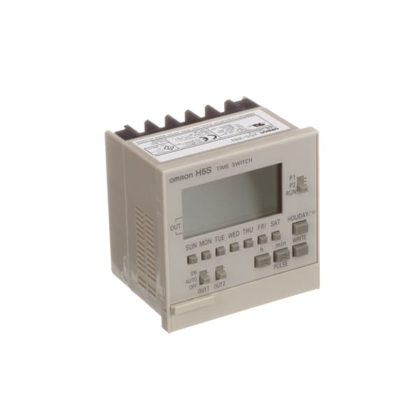 Omron Automation - H5S-WB2 - Contactor Timer, Digital, Weekly, FlushMount, 2 Circuit Outputs ...