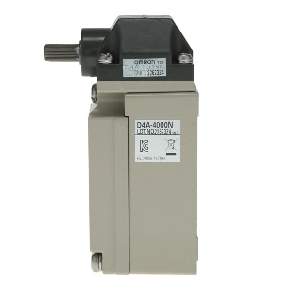 Omron Automation - D4A-4918N - Limit Switch, Center Neutral Roller Lever, DPDT, 600V, IP67, D4A ...