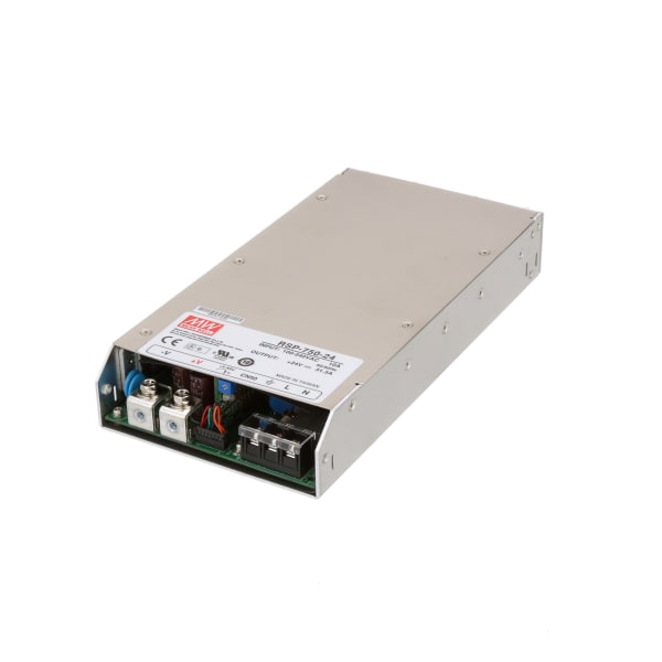 MEAN WELL - RSP-750-24 - Power Supply,AC-DC,24V@31.3A, 12VDC@0.1A,100-264V In,Enclosed,PFC,RSP ...