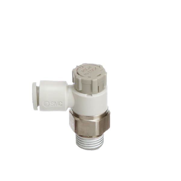 SMC Corporation - AS2201F-01-06SA - Speed Controller, Elbow, Meter-Out, 6mm One-Touch x 1/8 R ...