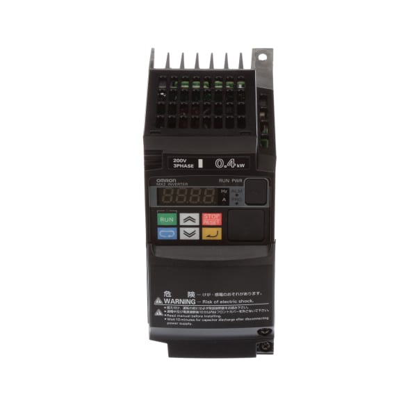 Omron Automation - 3G3MX2-A2004-V1 - MX2 Inverter Drive, 0.75kW, 3-Phase In, 240VAC, MX2 Series - RS