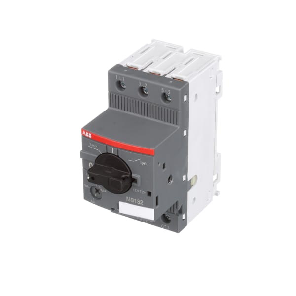 ABB - MS132-6.3 - Manual Motor Starter, 4-6.3A, 690V, Thermal/Magnetic, MS132 Series - RS