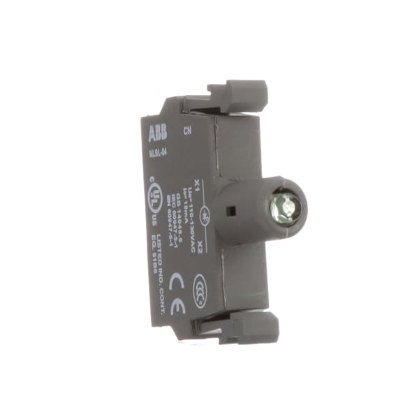 ABB - MLBL-04G - Accessories, LED Block, Integrated LED, 2 Position, 110 V, Green - RS