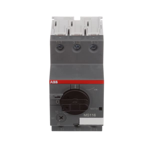 ABB - MS116-4.0 - Manual Motor Starter, 2hp@480V, 2.5-4A, 690V, Thermal/Magnetic, MS116 Series - RS