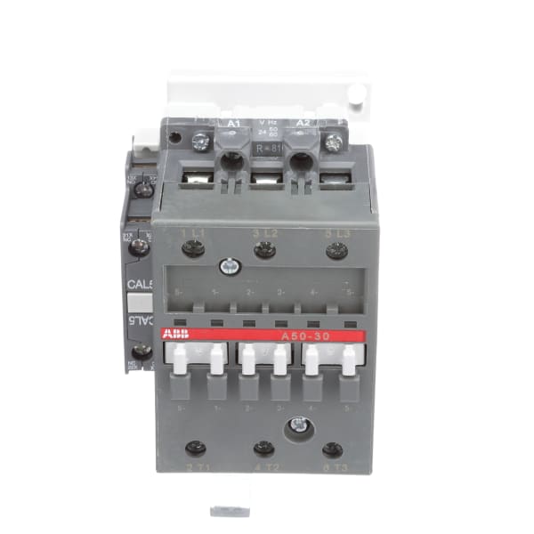 ABB - A50-30-11-81 - Contactor,NEMA,3 Pole,54A,24VAC@60Hz,24VAC@50Hz Coil,DIN Rail/Panel Mount - RS