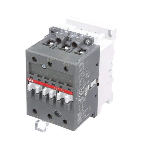 ABB - A50-30-11-81 - Contactor,NEMA,3 Pole,54A,24VAC@60Hz,24VAC@50Hz Coil,DIN Rail/Panel Mount - RS
