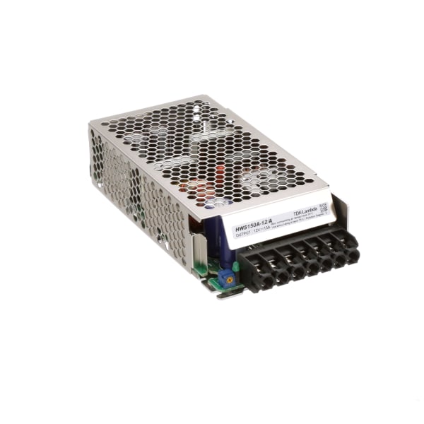 TDK-Lambda - HWS150A-12/A - Power Supply, AC/DC-DC, 12V@13A, 85-265VAC/120-370VAC, Enclosed, PFC ...