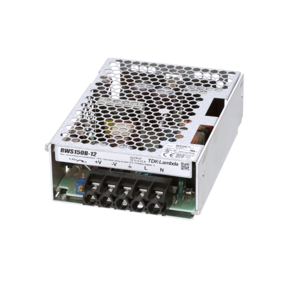 TDK-Lambda - RWS150B-12 - AC-DC Power Supply, 12V, 13A, 85-265V, Enclosed, Embedded, 156W ...