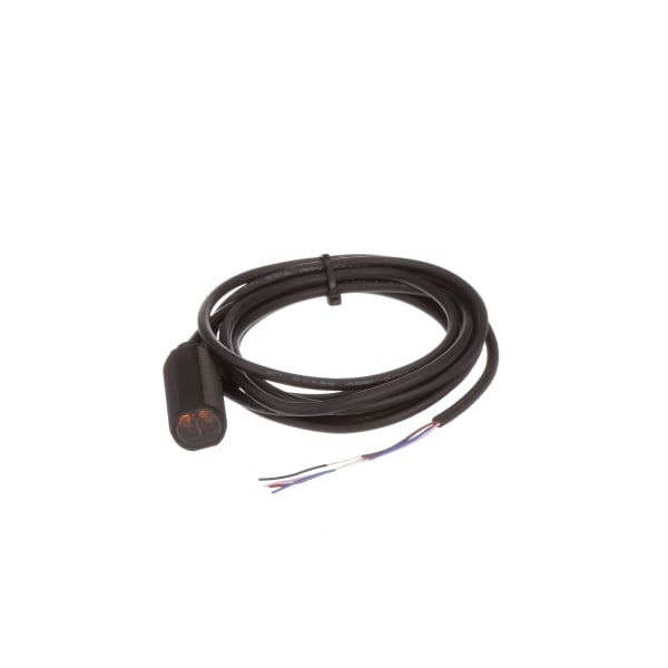 Omron Automation - E3FA-DN12 2M - Diffuse PE Sensor 300 mm Detection Range, NPN Output, Barrel ...