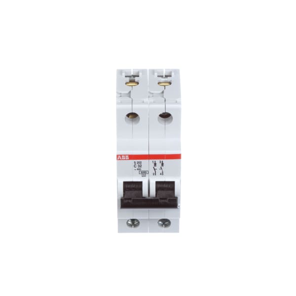 ABB - S202-C32 - Circuit Breaker, 2-Pole, C Curve, 32A, 6kA, 480Y/277VAC, Handle, Screw ...