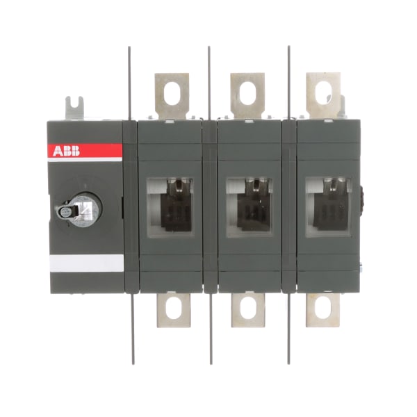 ABB - OT400U03 - Non-Fused Disconnect switch 400A 3 Poles 600VAC, Panel Mount, IEC 60947-3 - RS