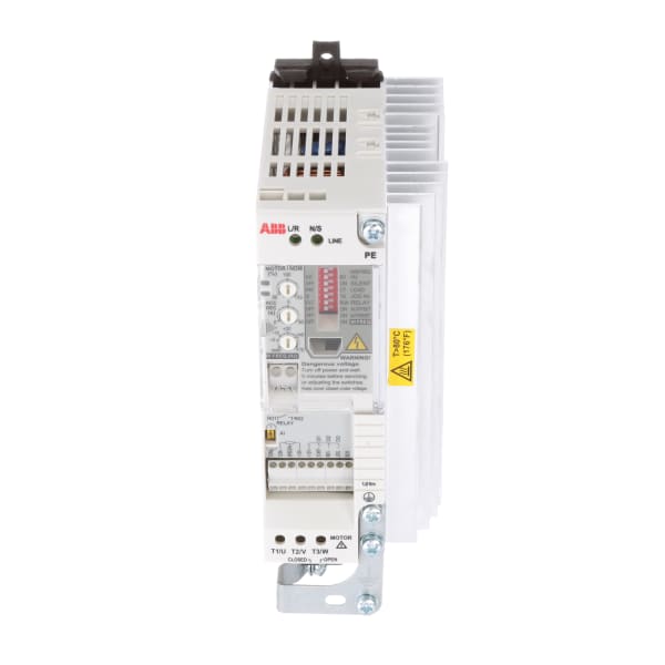 ABB Drives - ACS55-01E-04A3-2 - Comapct Micro Drive, 1HP, 200VAC, EMC Filter, 0.75kW, 4.3A IP20 ...