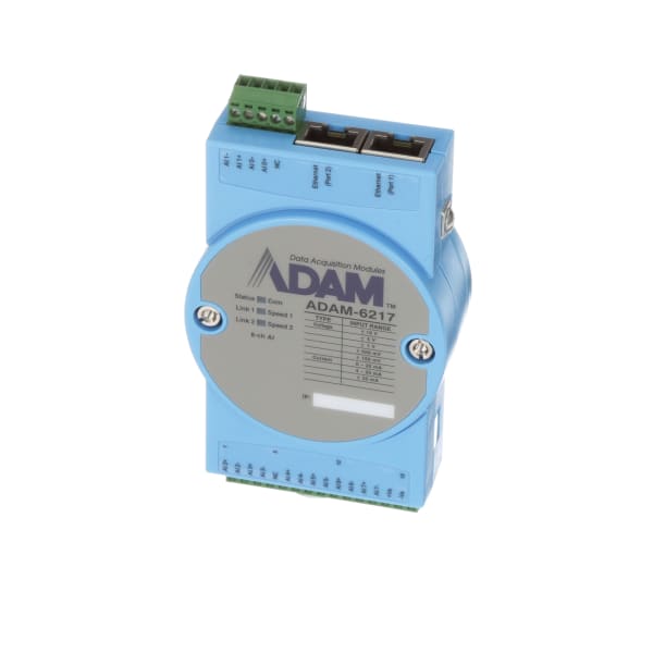 Advantech - ADAM-6217-AE - 8-ch Isolated Analog Input Modbus TCP M - RS
