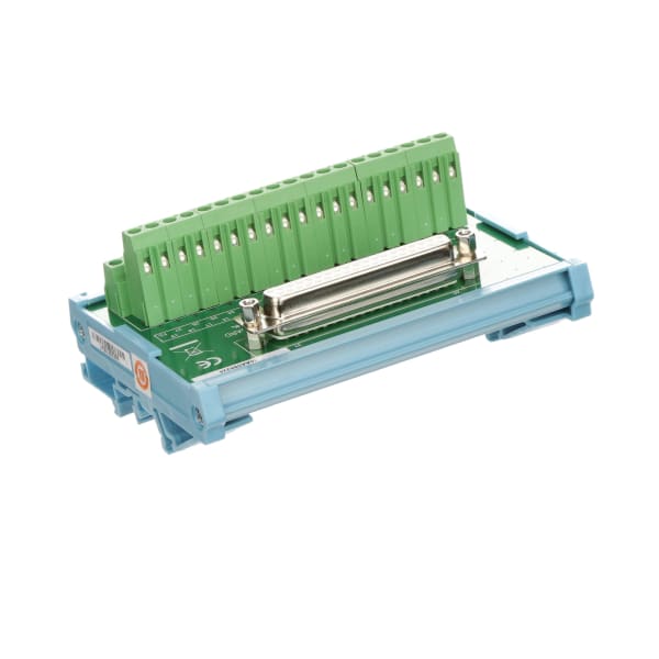 Advantech - ADAM-3937-BE - Wiring Terminal Module, DB-37, DIN Rail, 37 ...