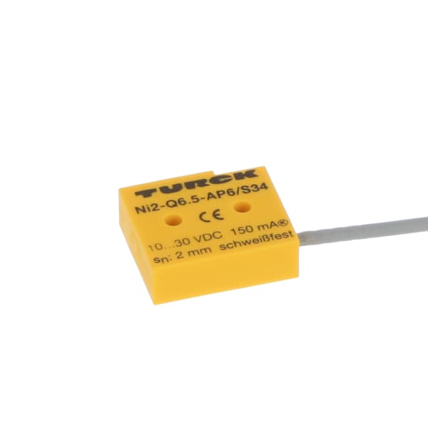 Turck - NI2-Q6.5-AP6/S34 - Inductive Sensor, 2 mm Range, Non-Flush, PNP-NO, 10-30 VDC, NI 2 ...